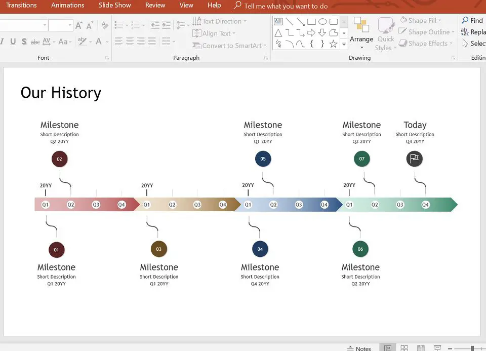 Hur Man Skapar En Tidslinje I PowerPoint 2023
